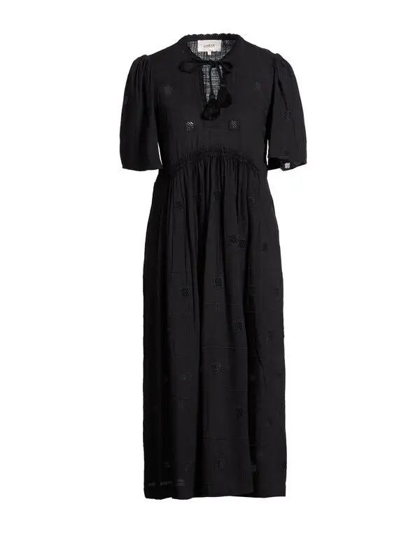 Ba&sh Midi Dress With Broderie Anglaise
