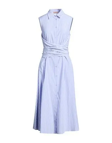 TWINSET Midi Shirt Dress - Light Blue