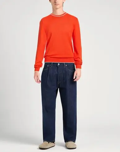 MANUEL RITZ Sweater In Linen And Cotton - Red