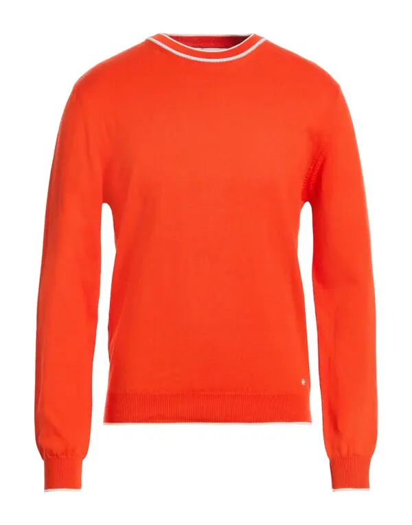 MANUEL RITZ Sweater In Linen And Cotton - Red