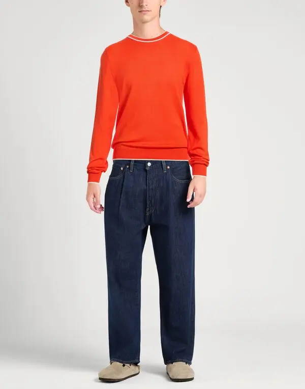 MANUEL RITZ Sweater In Linen And Cotton - Red