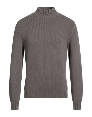 Fedeli Turtleneck Virgin Wool And Cashmere Knit - Grey