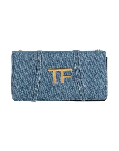 TOM FORD Handbag Cotton - Blue