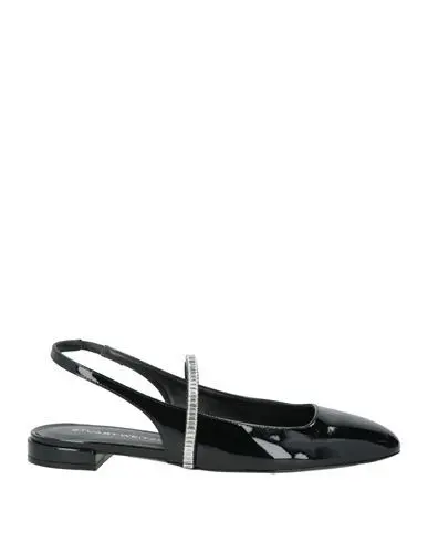 STUART WEITZMAN Ballet Flats Size Leather - Black