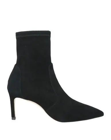 STUART WEITZMAN Ankle Boots Size Leather - Black