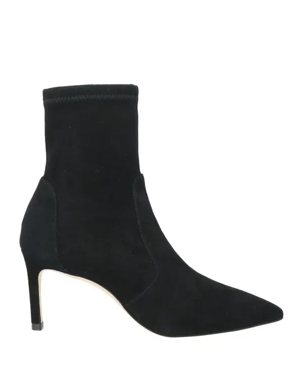 STUART WEITZMAN Leather Ankle Boots - Black
