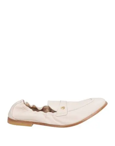 STUART WEITZMAN Loafers Cream Size Leather - White