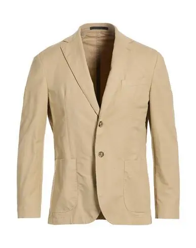 PAOLONI Blazer Chocolate Size Cotton, Elastane - Beige