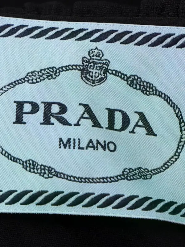 Prada Ruffled Midi Dress