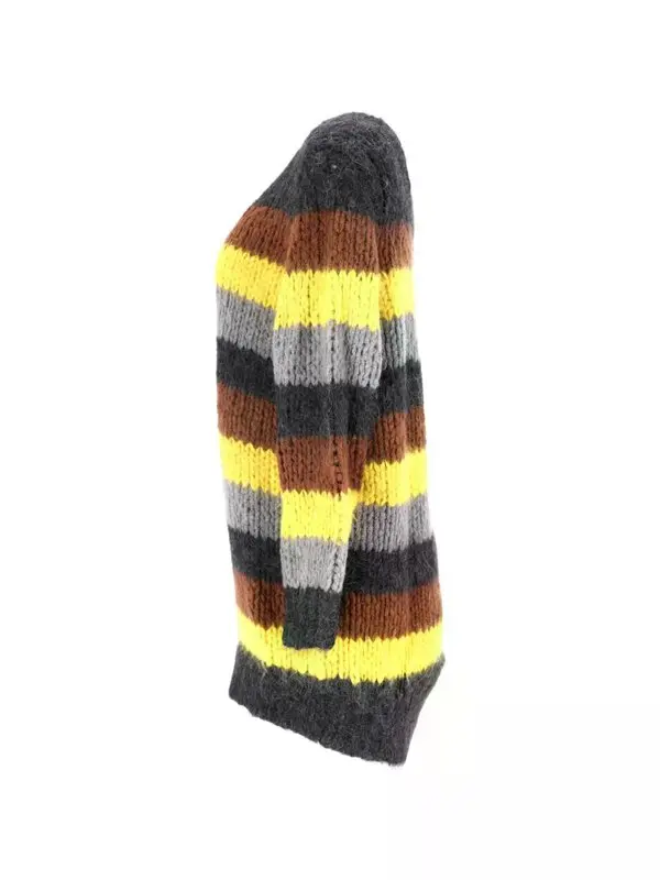 Dries Van Noten Stripe-pattern Knitted Sweater