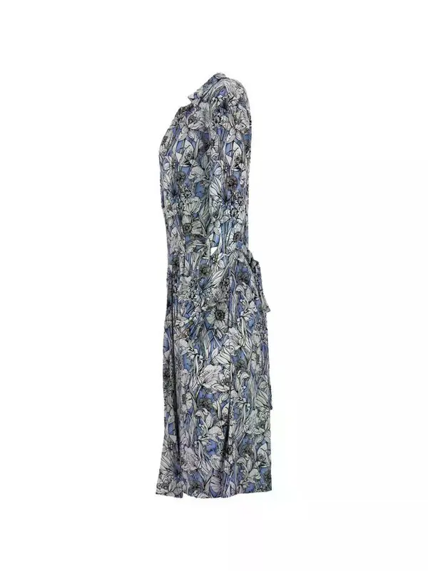 Gucci Floral-print Wrap Midi Dress