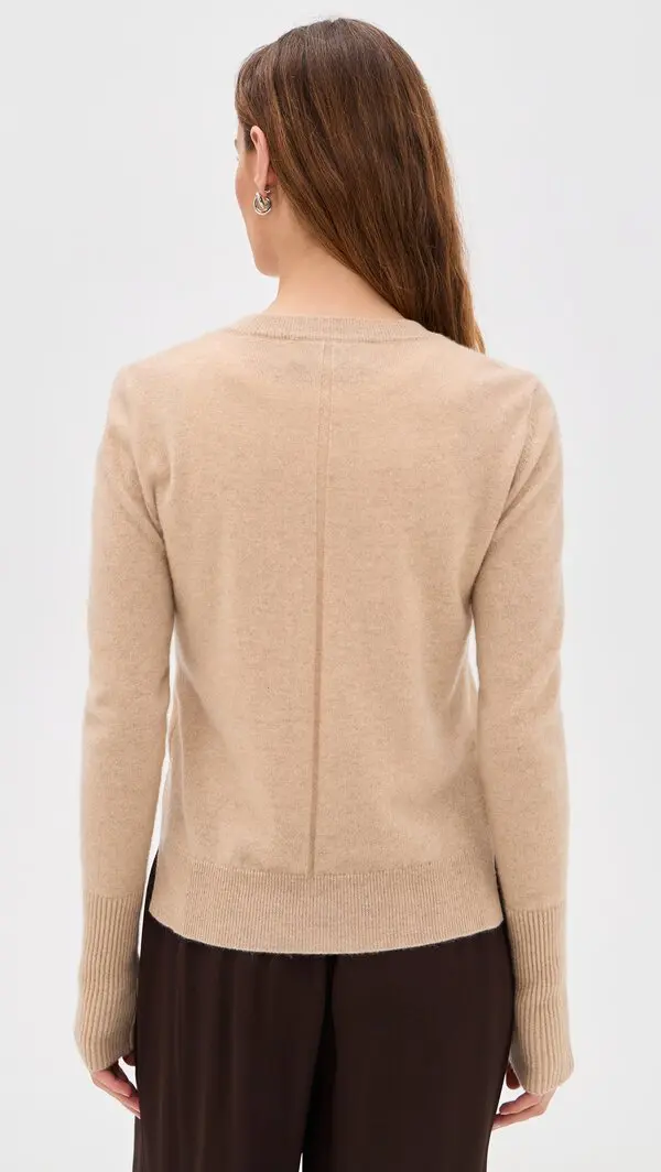 LA LIGNE Solid Lean Lines Cashmere Sweater
