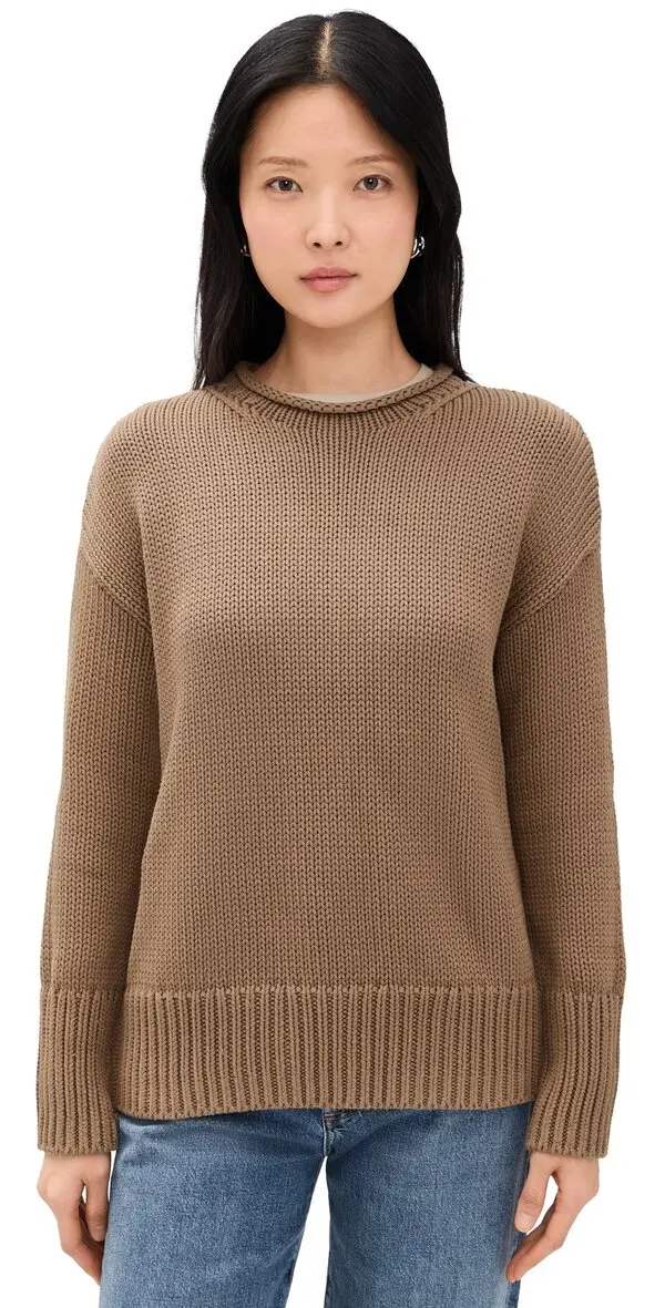 LA LIGNE Solid Marina Sweater - Tan