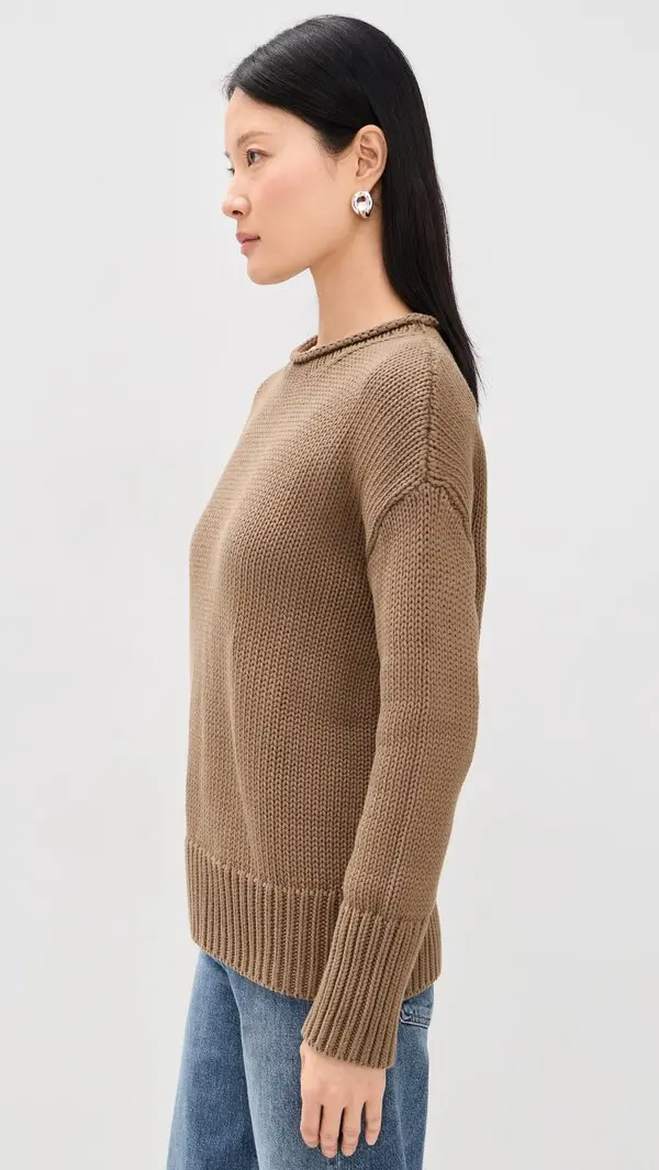 LA LIGNE Solid Marina Sweater - Tan
