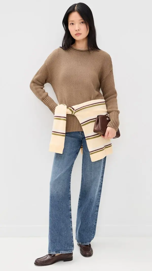 LA LIGNE Solid Marina Sweater - Tan