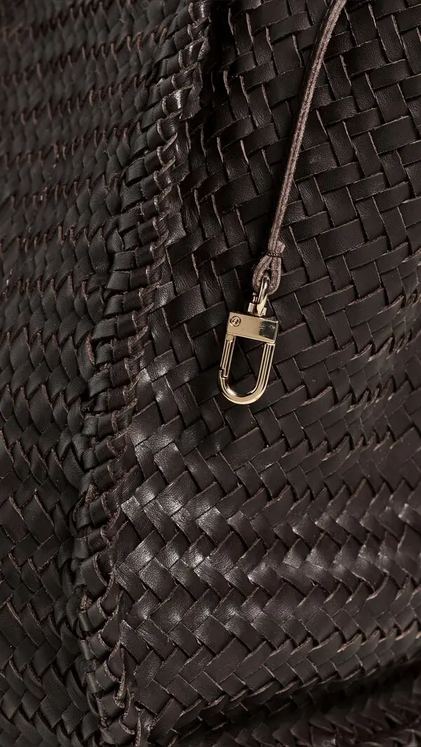 Madewell The Lexington Woven Leather Tote - Coffee Bean