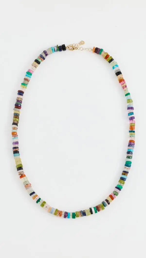 Jia Jia 14k Rainbow Gemstone Necklace