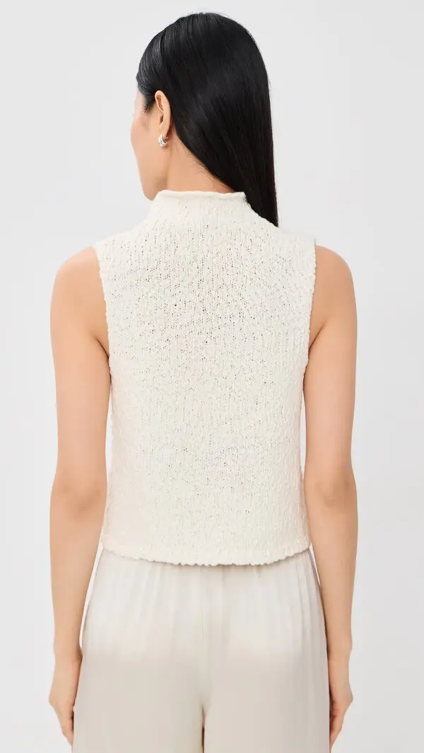 Sablyn Atticus Roll Neck Cropped Tank