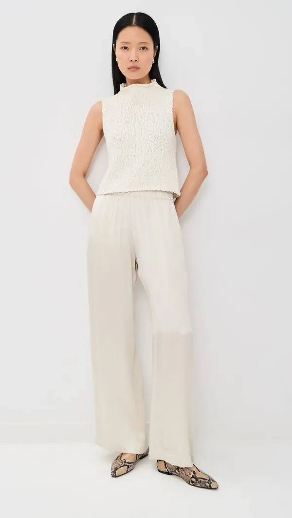 Sablyn Atticus Roll Neck Cropped Tank
