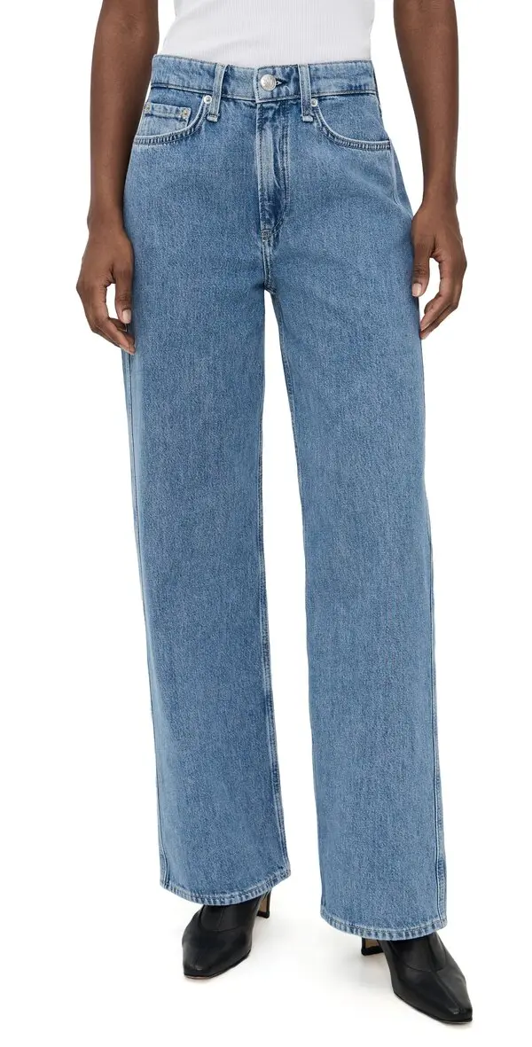 Rag & Bone Logan Wide Jeans - Downey