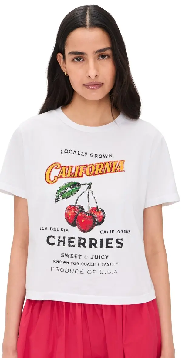 SUNNY SOMEWHERE Cherries Everyday Tee