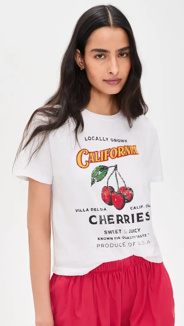 SUNNY SOMEWHERE Cherries Everyday Tee