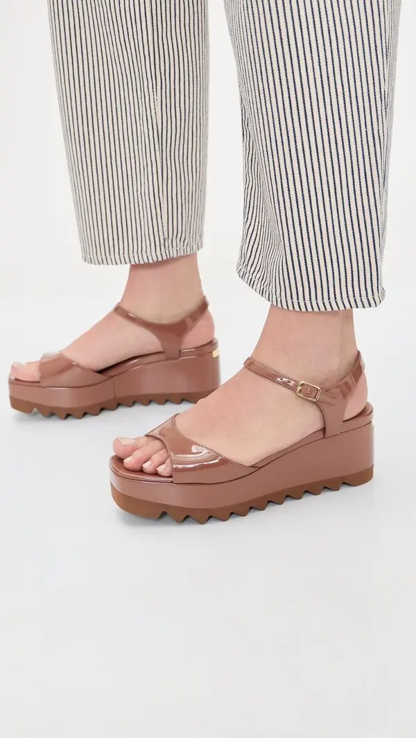 Stella McCartney Elyse Patent Sandals