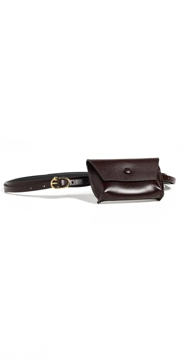 Rachel Comey Calfskin Wrap Belt With Pouch