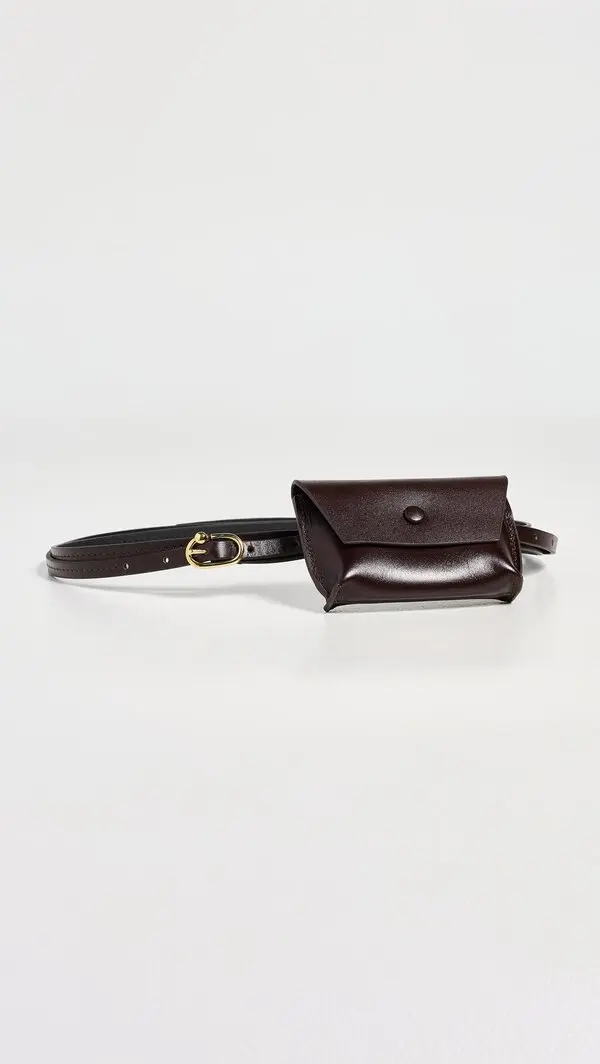 Rachel Comey Calfskin Wrap Belt With Pouch