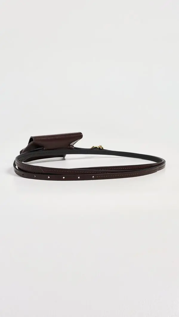 Rachel Comey Calfskin Wrap Belt With Pouch