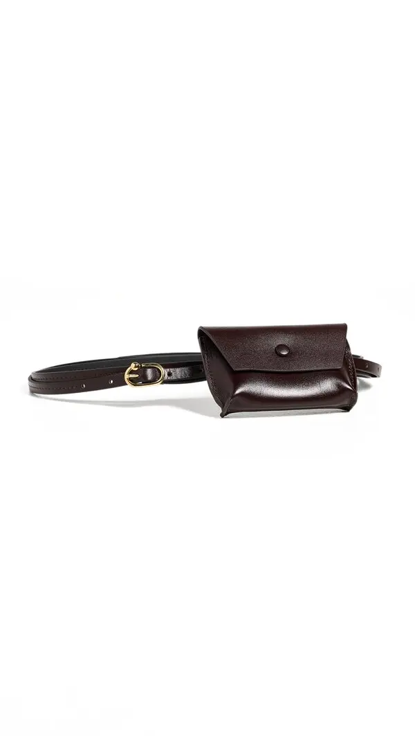 Rachel Comey Calfskin Wrap Belt With Pouch