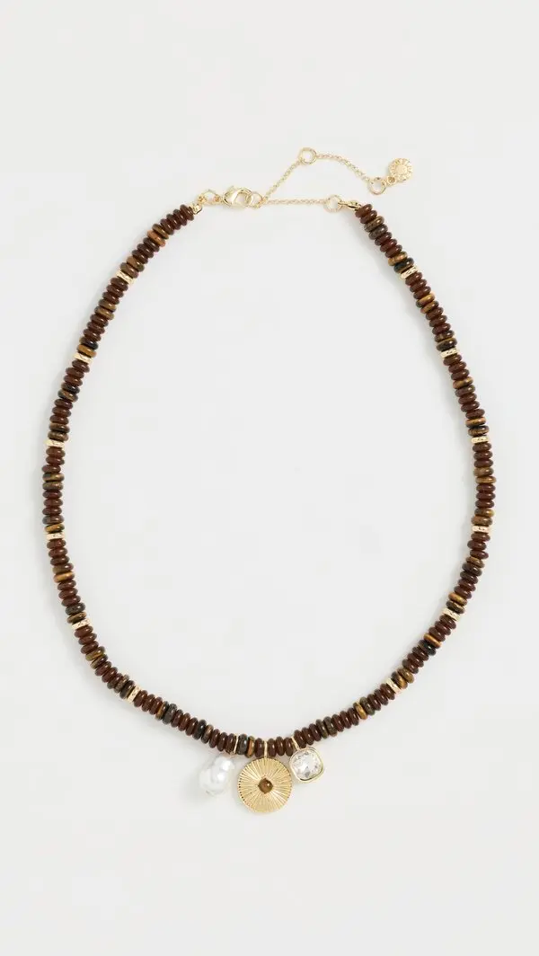 Baublebar Malia Semi-precious Charm Necklace