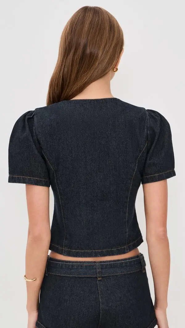 Lioness Femme Blouse - Dark Denim