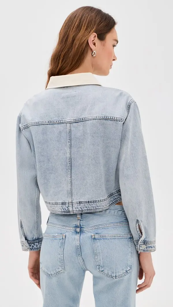 LE JEAN Cora Denim Trucker Jacket