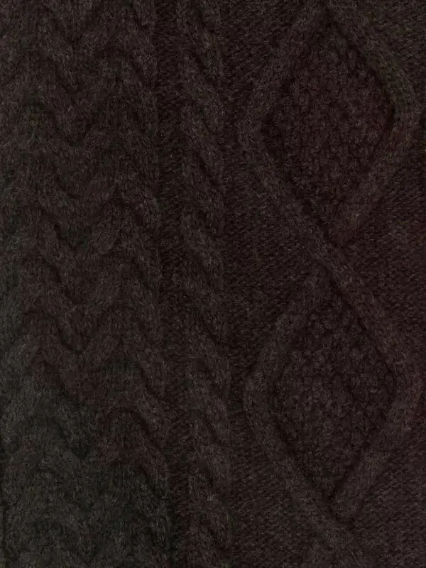 Miu Miu Dark Textured Scarf