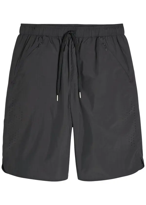 HIKING PATROL Orbit Lt Perforated Nylon Shorts - Black