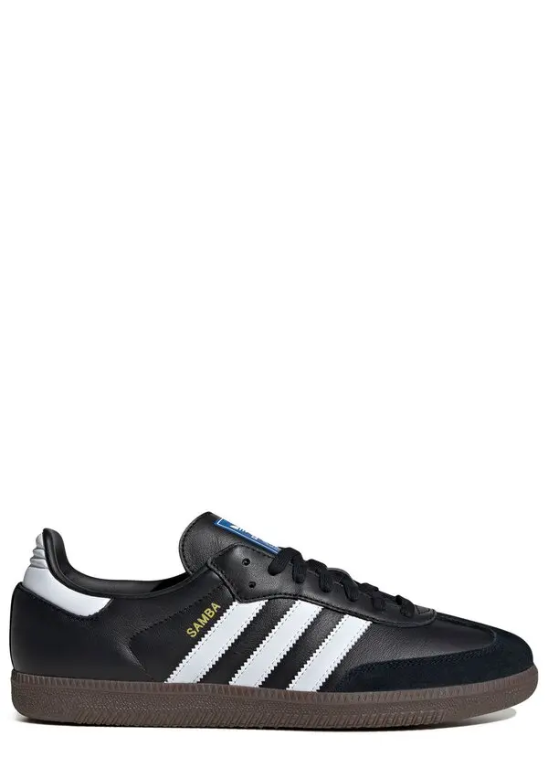 Adidas Samba Og Leather Sneakers - Black