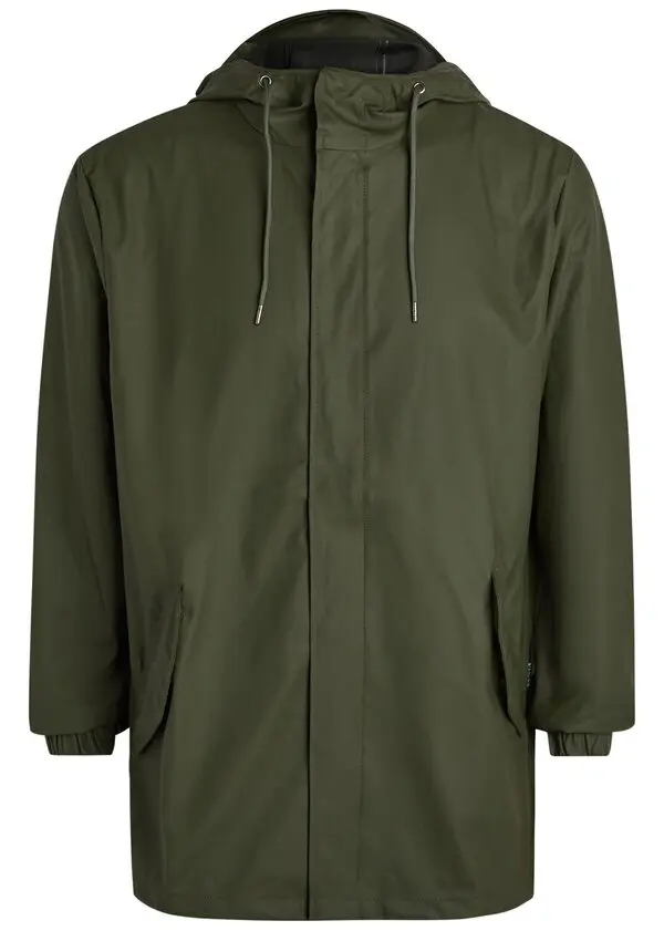 Rains Fishtail Waterproof Jacket - Green
