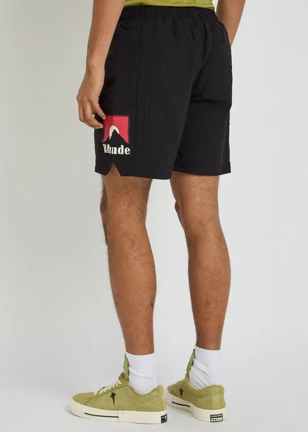 Rhude Moonlight Print Nylon Shorts