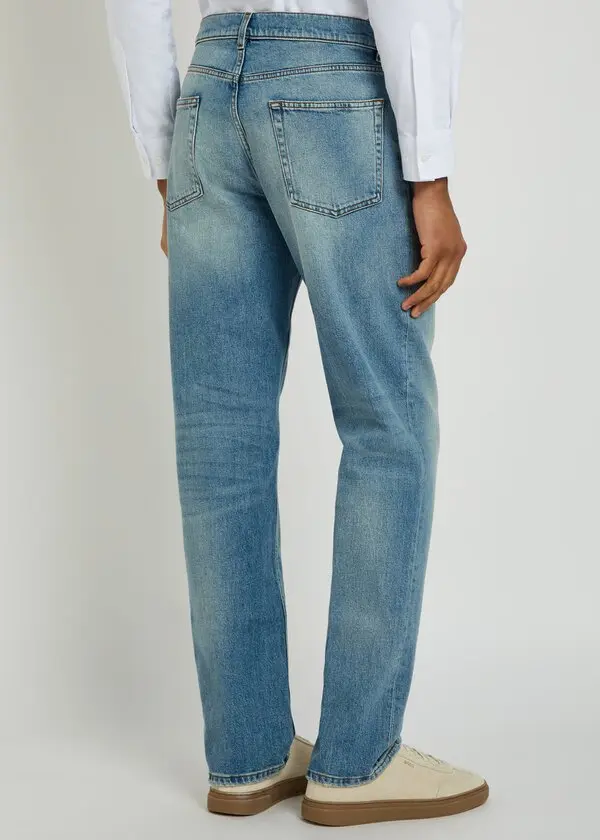 LARDINI Relaxed Tapered-leg Jeans