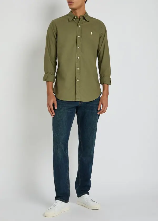 Polo Ralph Lauren Logo-embroidered Cotton Shirt - Green