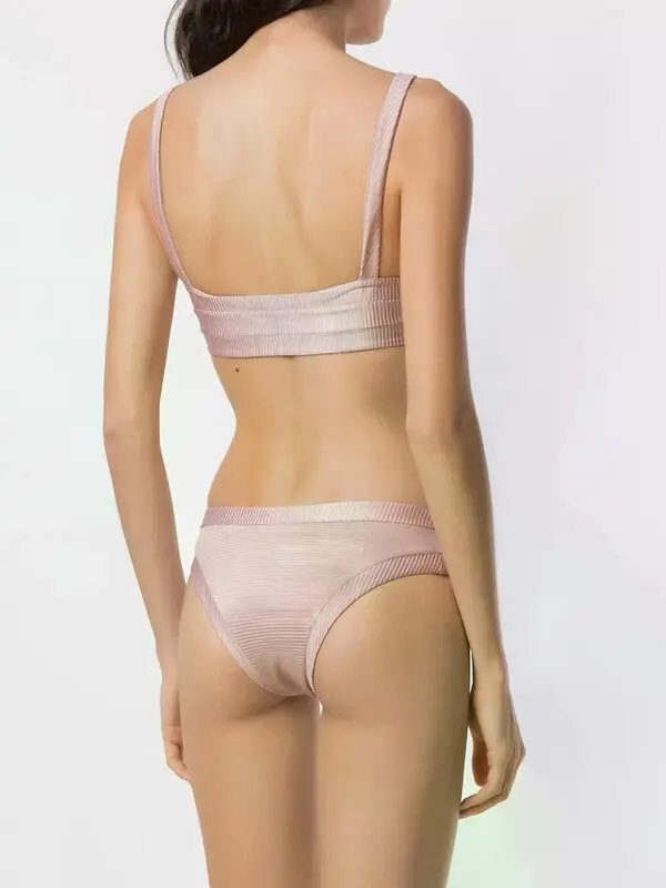 AMIR SLAMA Front Tie Detail Bikini Set