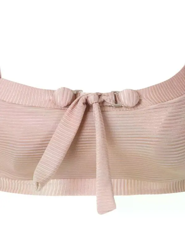 AMIR SLAMA Front Tie Detail Bikini Set