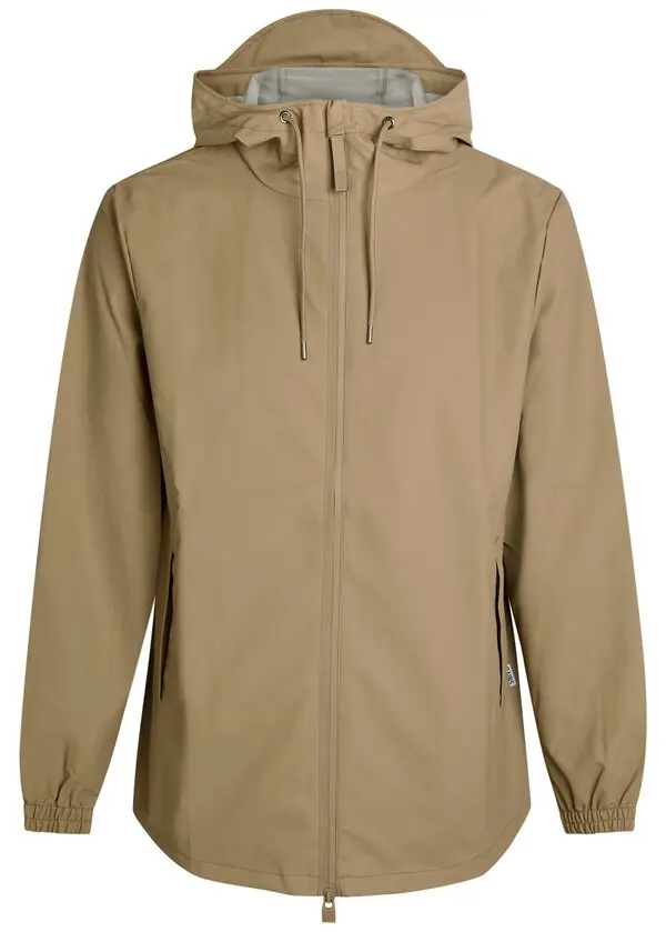 Rains Storm Breaker Hooded Waterproof Jacket - Beige