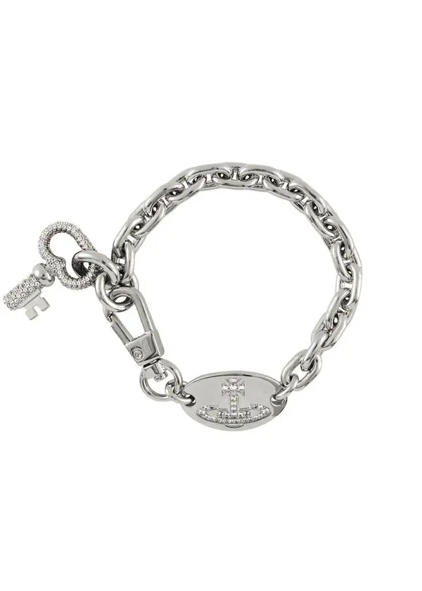 VIVIENNE WESTWOOD Ovidia -plated Bracelet - Silver