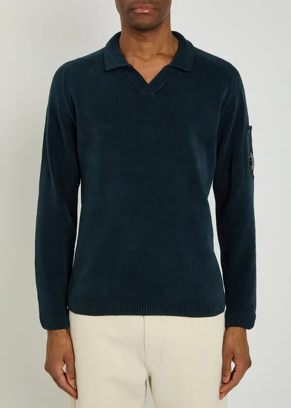 C.P. COMPANY Cotton Polo Jumper