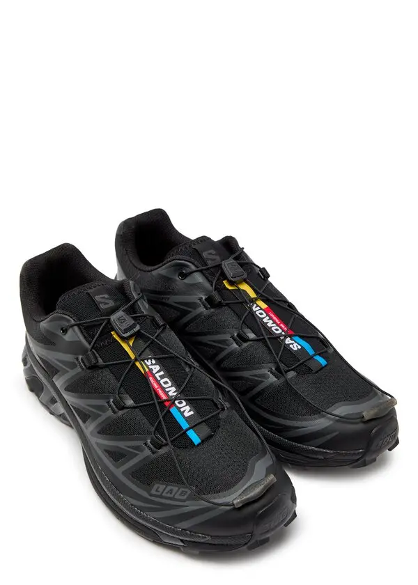 SALOMON Xt-6 Panelled Mesh Sneakers - Black