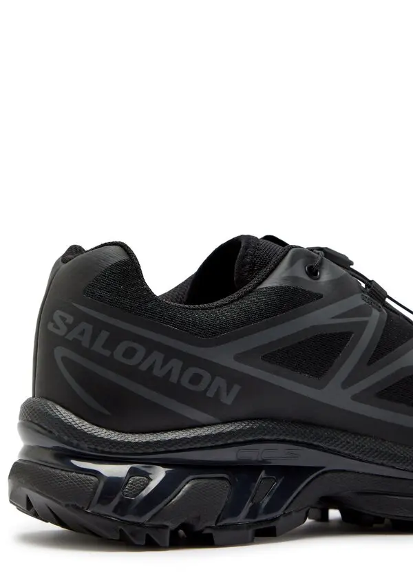 SALOMON Xt-6 Panelled Mesh Sneakers - Black