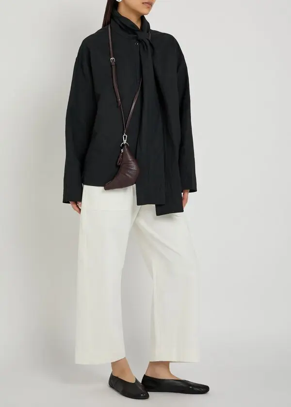 Studio Nicholson Tie-neck Woven Top