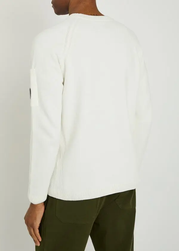 C.P. COMPANY Cotton Jumper - White